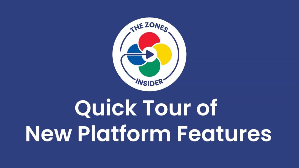 Welcome to the Updated and Upgraded Zones Platform! – The Zones of ...